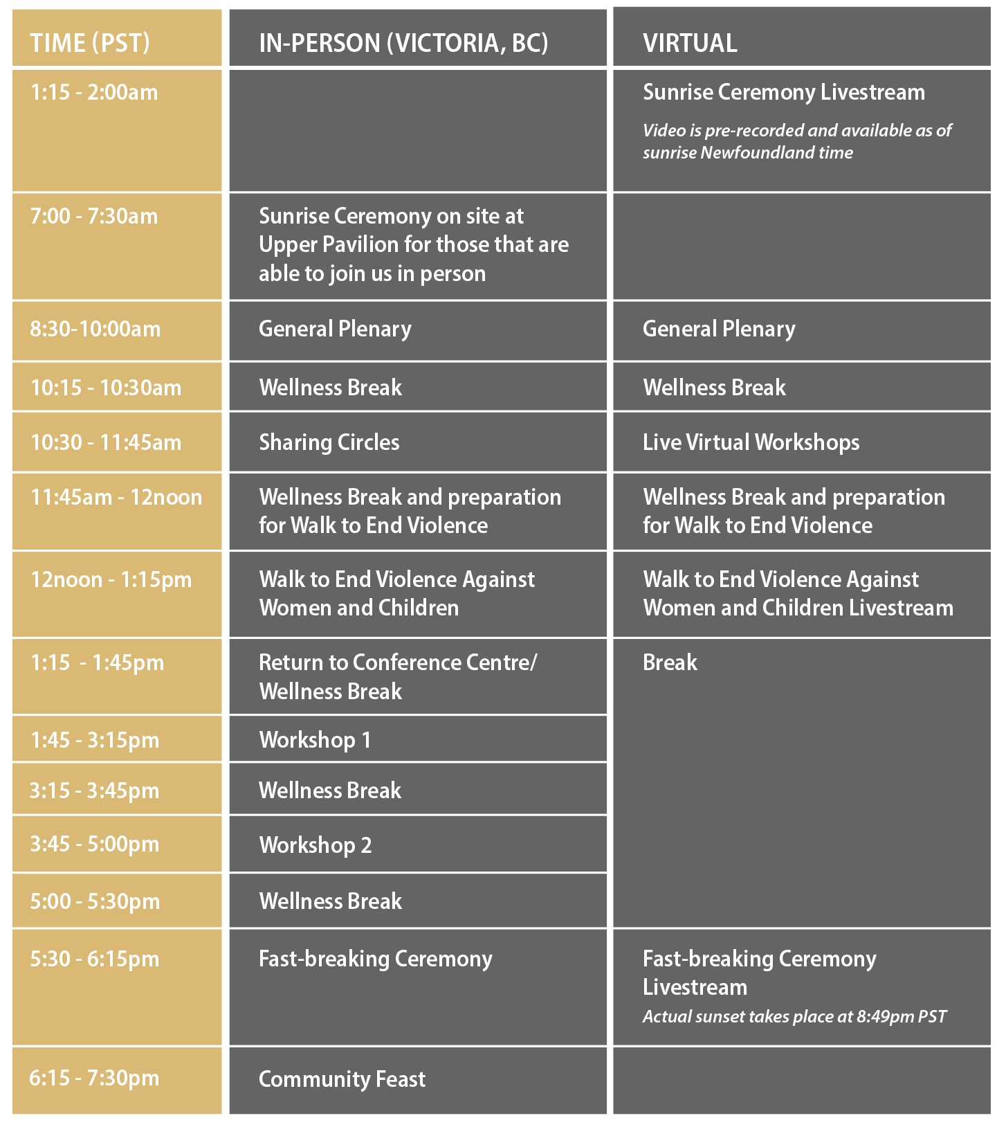 Agenda – Moose Hide Campaign Day 2024